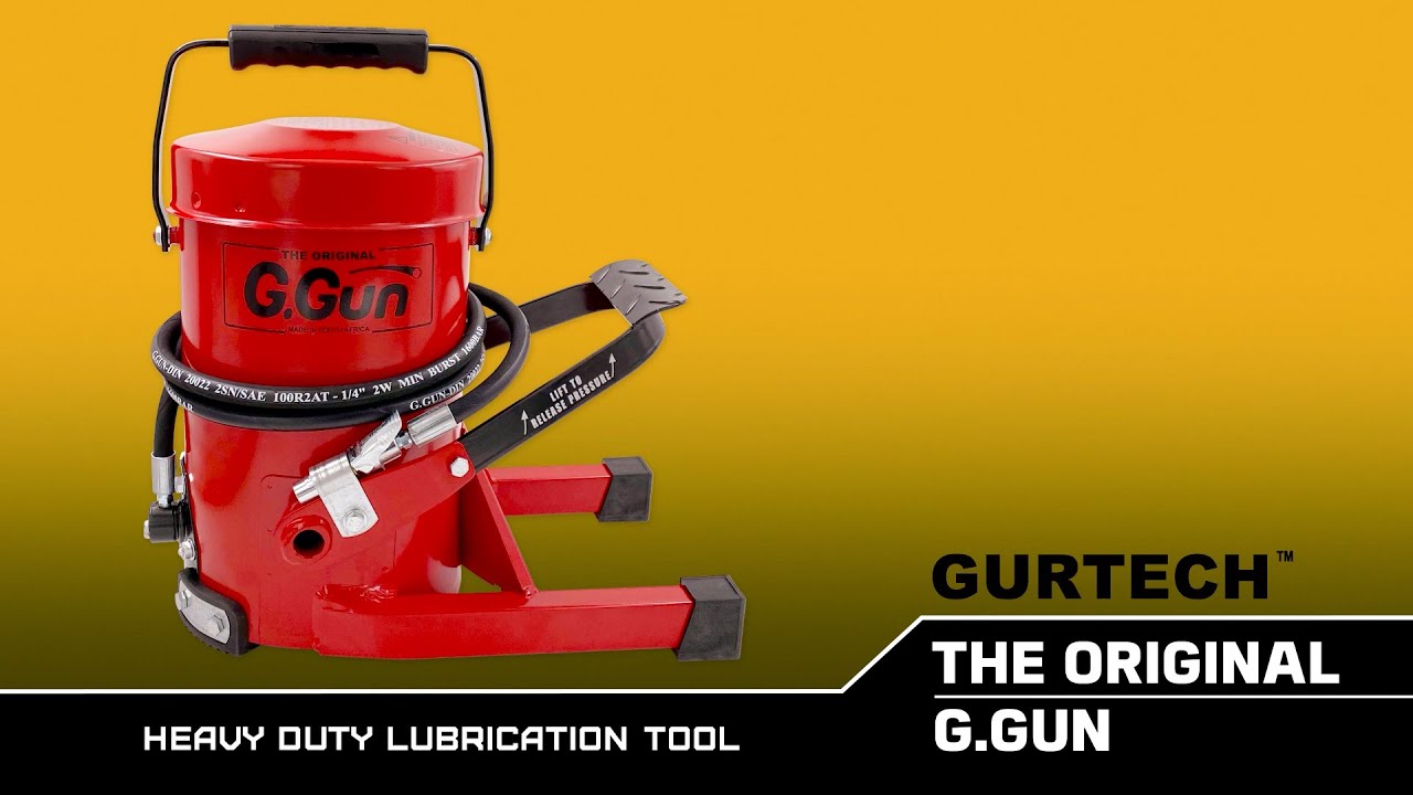 Gurtech Foot Operated Grease Gun - YouTube