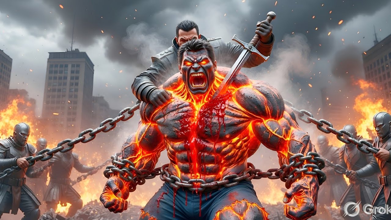 Red Hulk Saves His Daughter From Thanos | Epic Battle Scene | Hulk vs ...