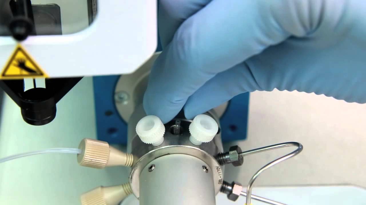 MicroCal VP-Capillary DSC - Replacing injection valve needle seal - YouTube