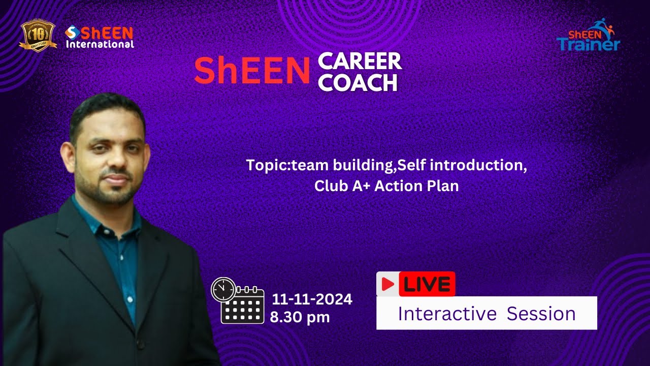 ShEEN Career coach interactive session - YouTube