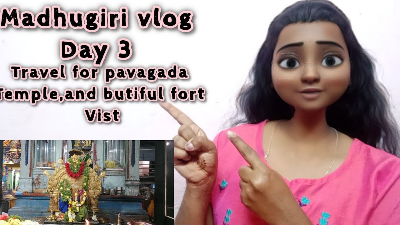 Day 3 in madhugiri, pavagada Shani temple and beautiful fort visit ...