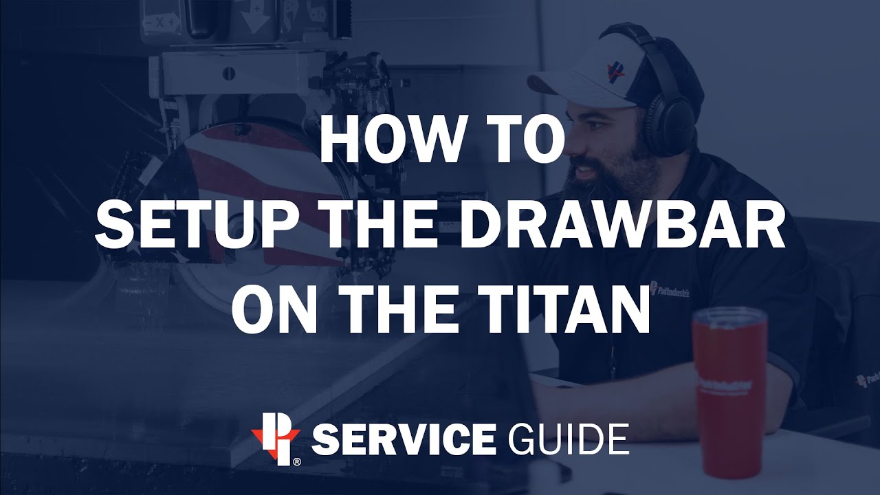 How To Setup the Drawbar | CNC Router Service - YouTube