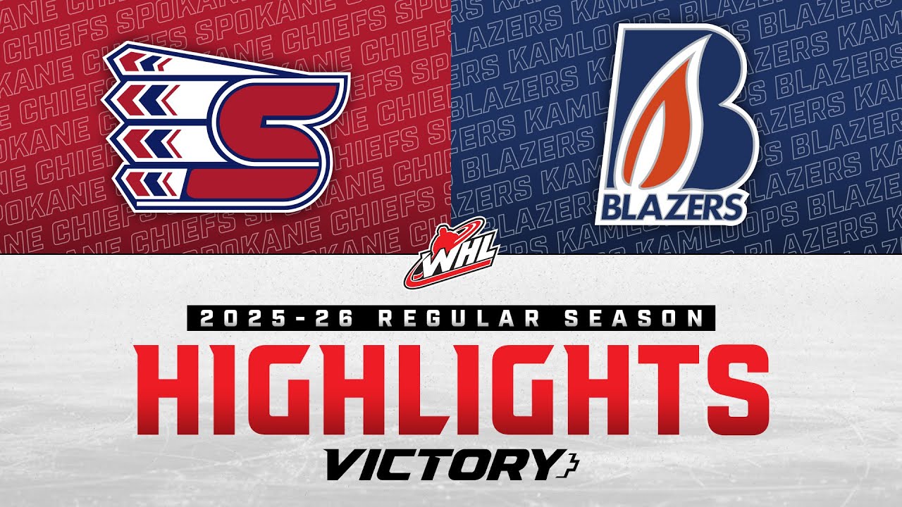 Spokane Chiefs at Kamloops Blazers 9/20 | WHL Highlights 2025-26 - YouTube