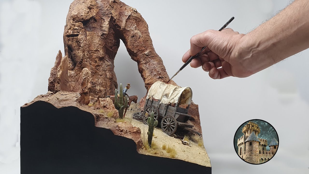 Old West Diorama - 1/35 Scale TUTORIAL - YouTube