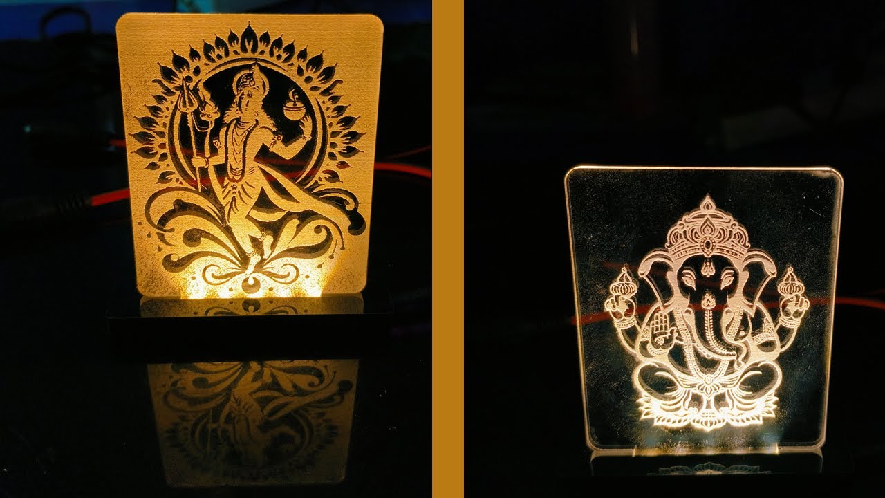 How to make Engraving & Backlit | ACRYLIC | - YouTube