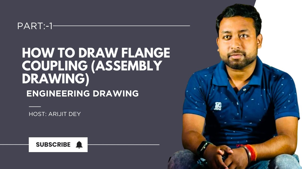 FLANGE COUPLING (ASSEMBLY DRAWING) - YouTube