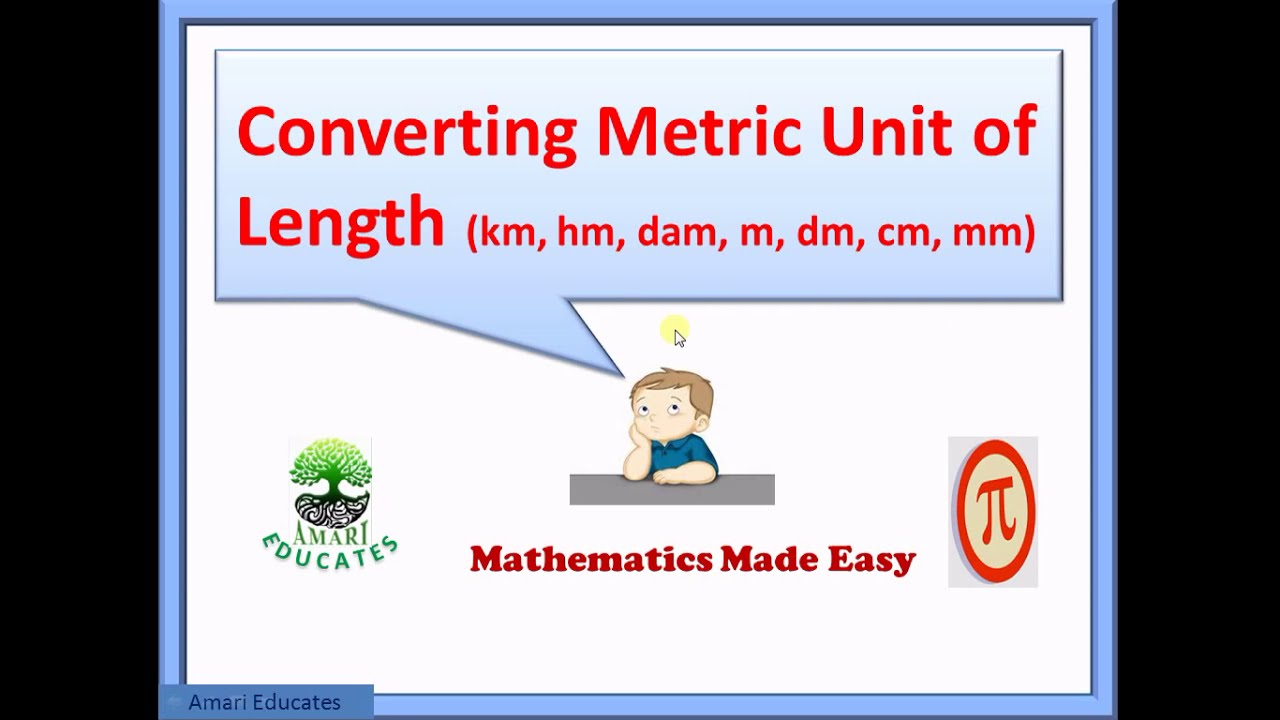 Metric unit of measurement (mm up to km) - YouTube