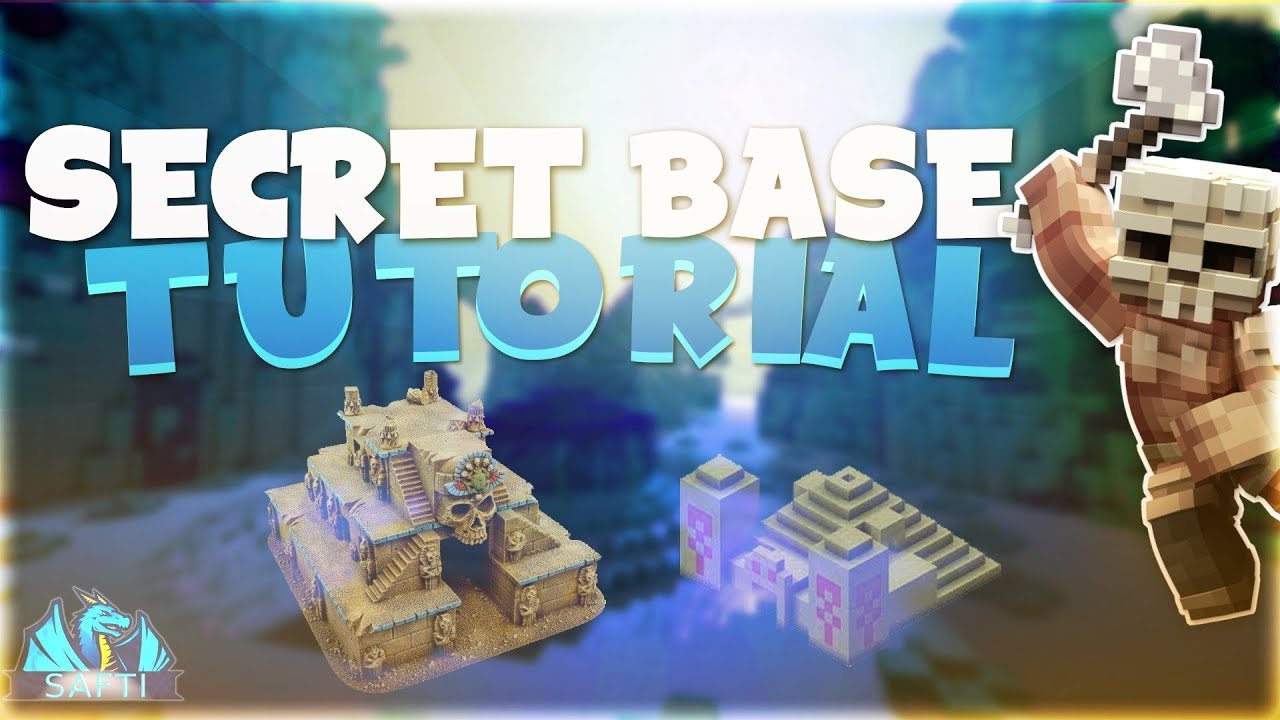 Minecraft: How to Build a Modern Secret Base Tutorial - (Hidden House ...