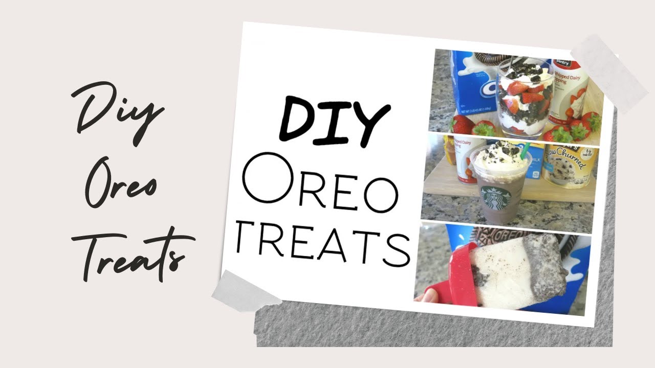 DIY Oreo Treats - YouTube