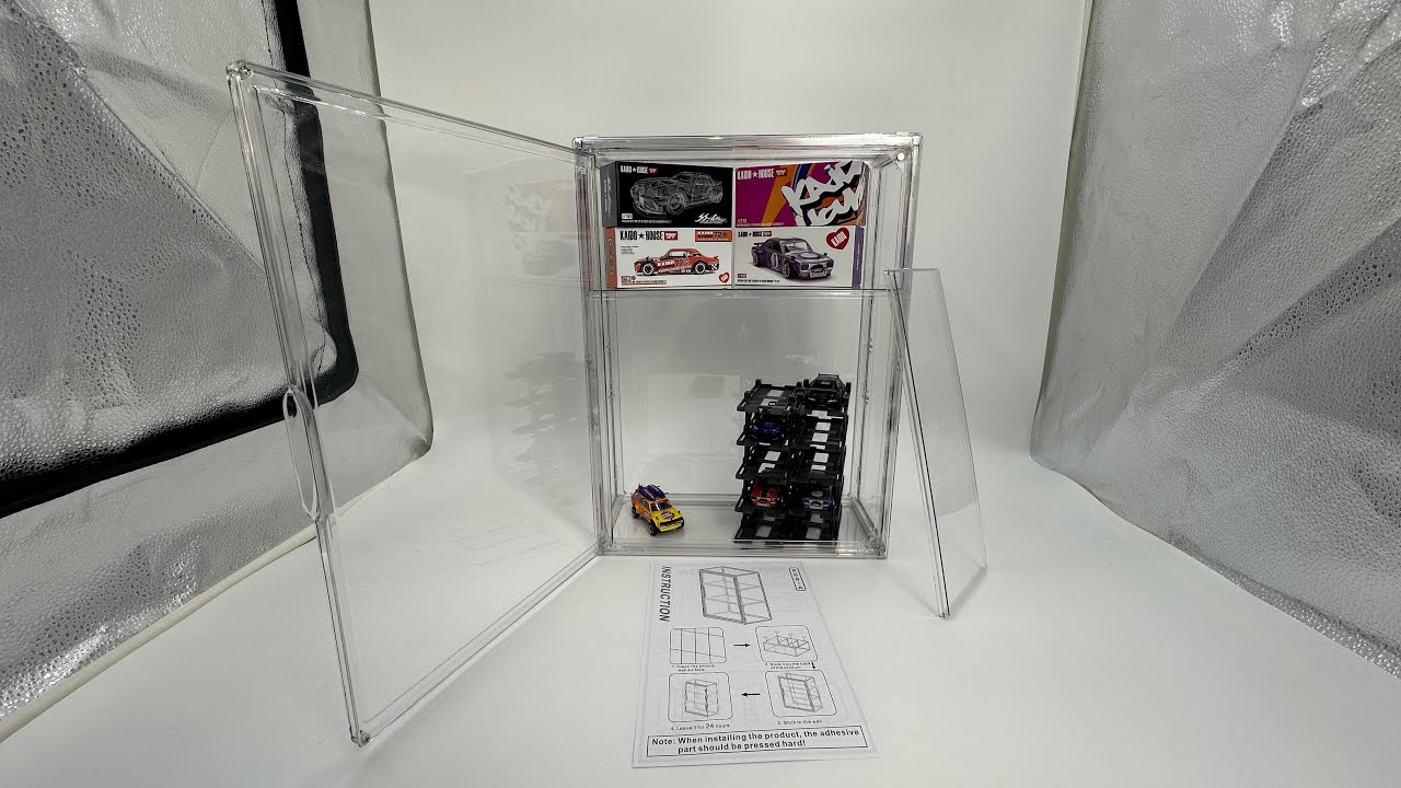ELVO unboxing- PitBox acrylic case for display (40&50) - YouTube