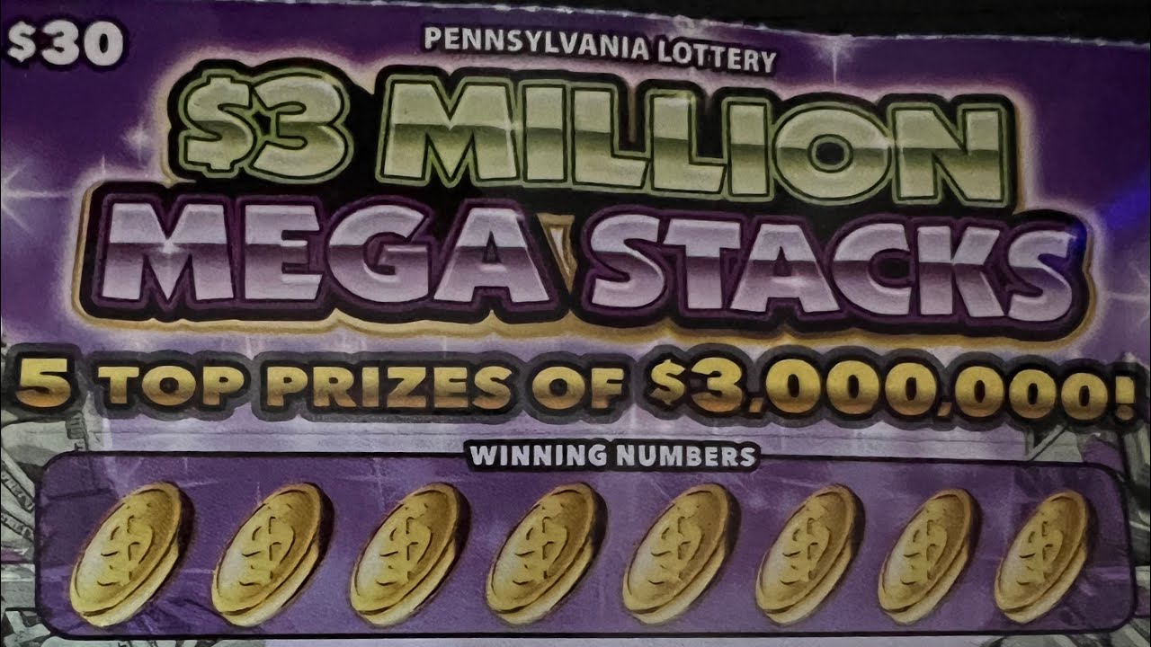 $3 MILLION MEGA STACKS - PA LOTTERY - SCRATCH OFF TICKETS!! 💥💥💥💥 - YouTube