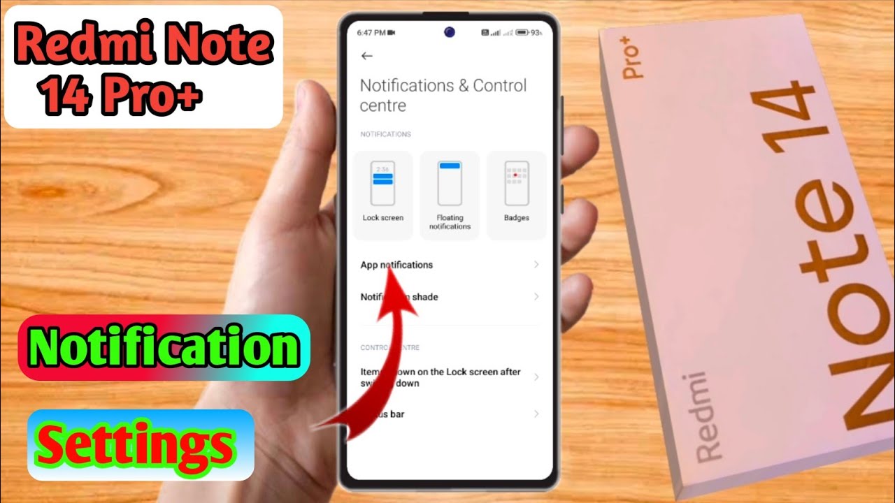 redmi note 14 pro plus notification settings, redmi note 14 pro plus ...