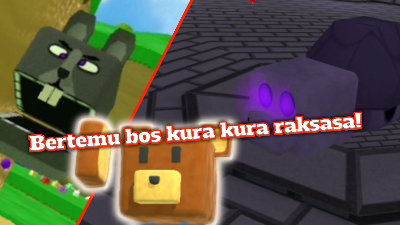bertemu monster kelinci dan kura kura raksasa hitam! super bear ...