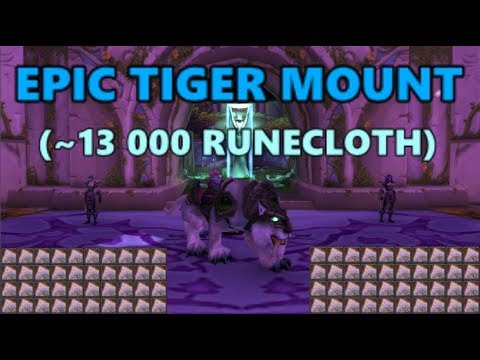 [WoW Classic] Stream Highlights #7 - Epic tiger mount - YouTube