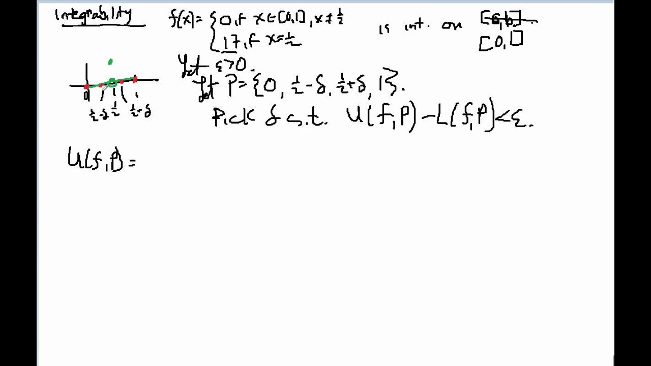 Integrability Example p1 - YouTube