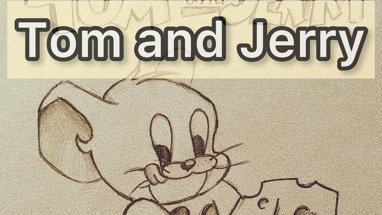How to draw Jerry from the cartoon ,,Tom and Jerry’m - YouTube