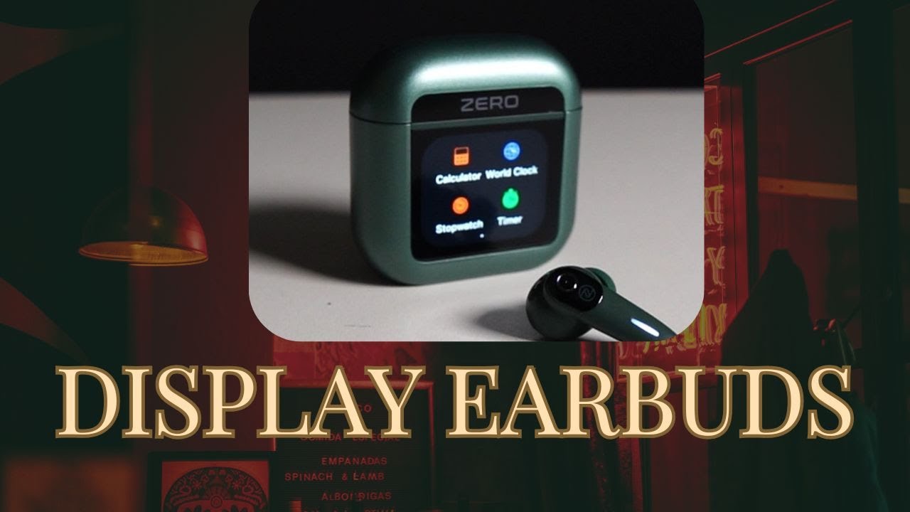 These Earbuds come with an inbuilt Display - YouTube