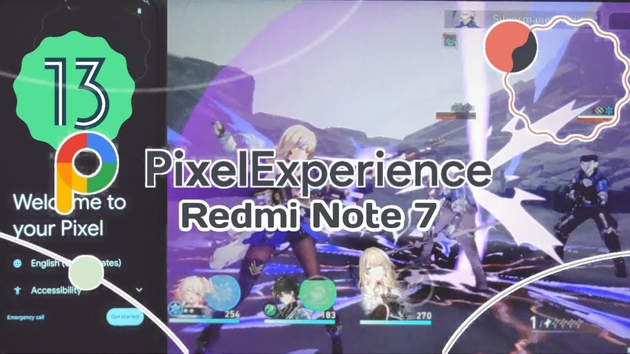 Pixel Experience Plus 13 patch Agustus 2023 di Redmi Note 7 || Install ...