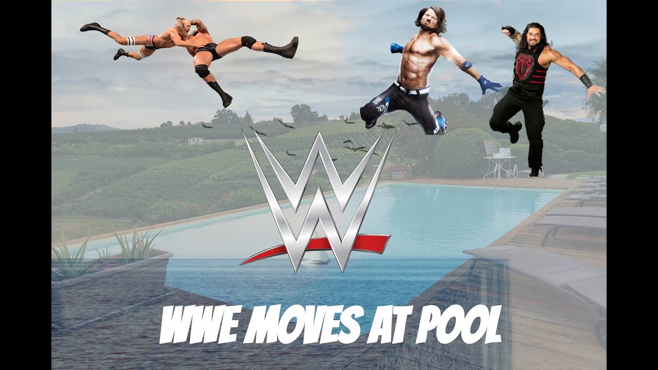 WWE MOVES AT POOL IN REAL LIFE. ft. Phenomenal and Ryzen. - YouTube
