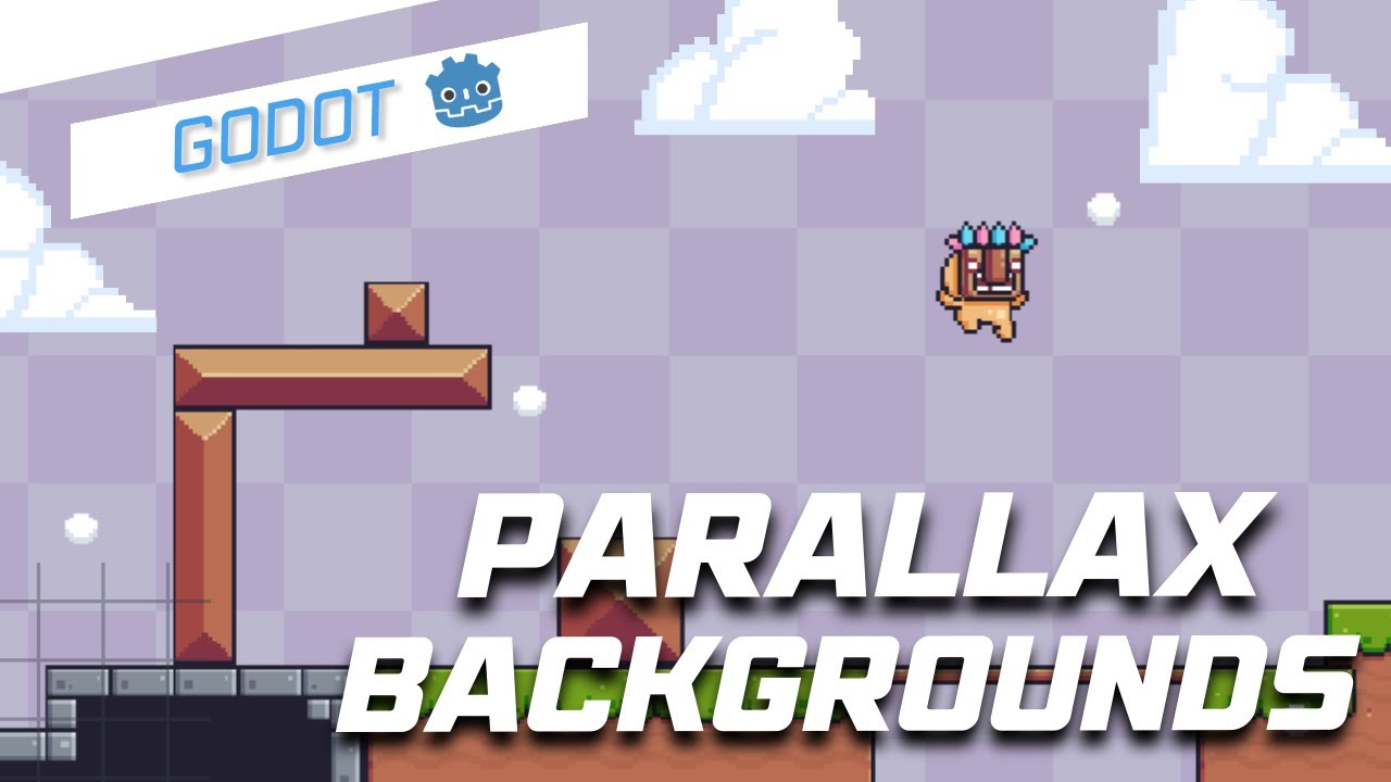 Parallax Background In Godot - YouTube