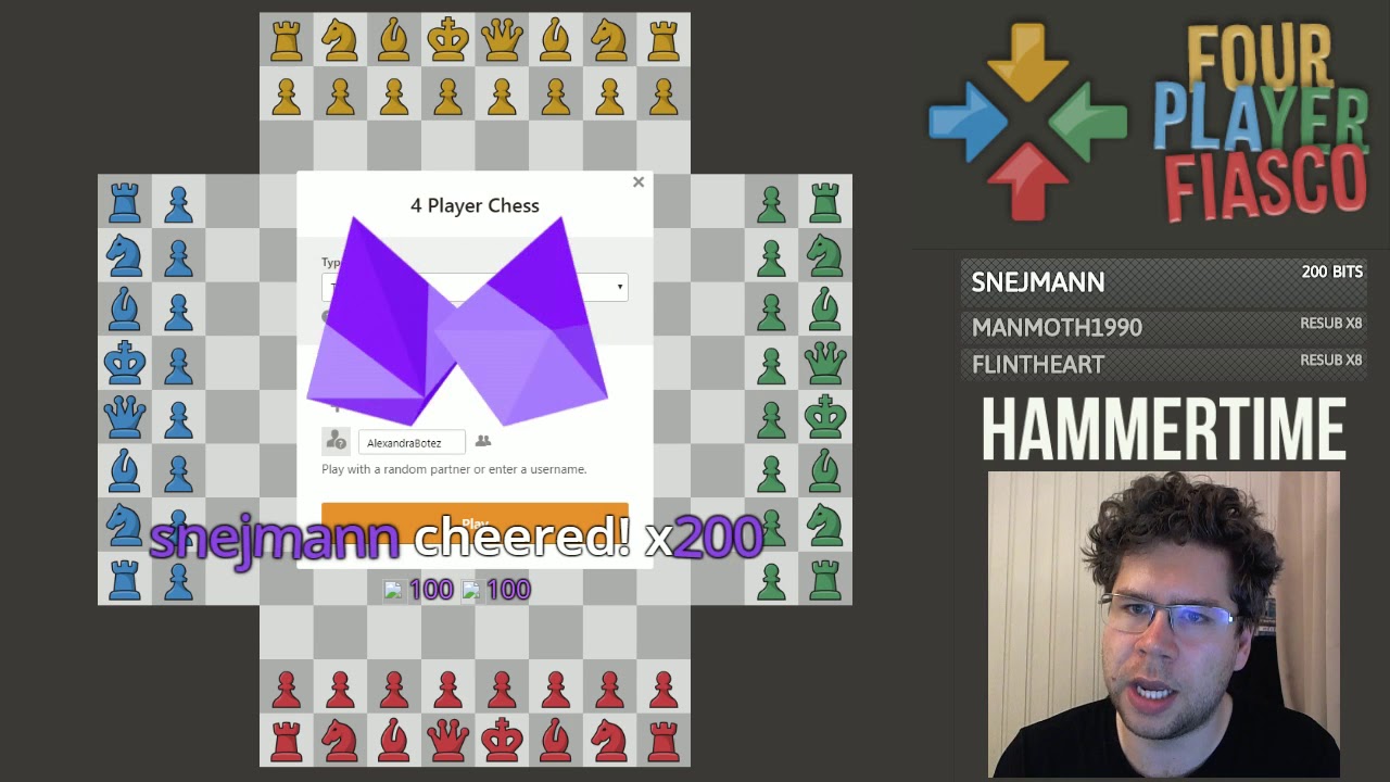 4-player chess with Alexandra Botez - YouTube