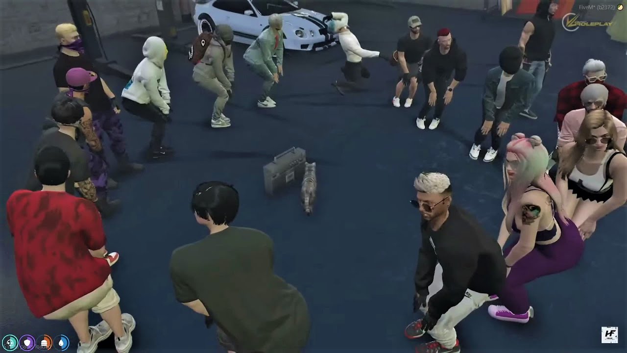 Sync dance to hai | Head Flicker | VLT RP Roleplay - YouTube