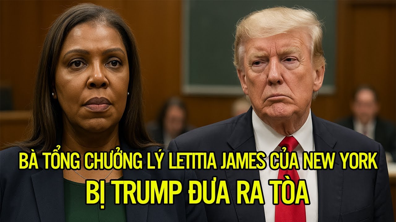 BÀ TỔNG CHƯỞNG LÝ LETITIA JAMES CỦA NEW YORK BỊ TRUMP ĐƯA RA TÒA! - YouTube
