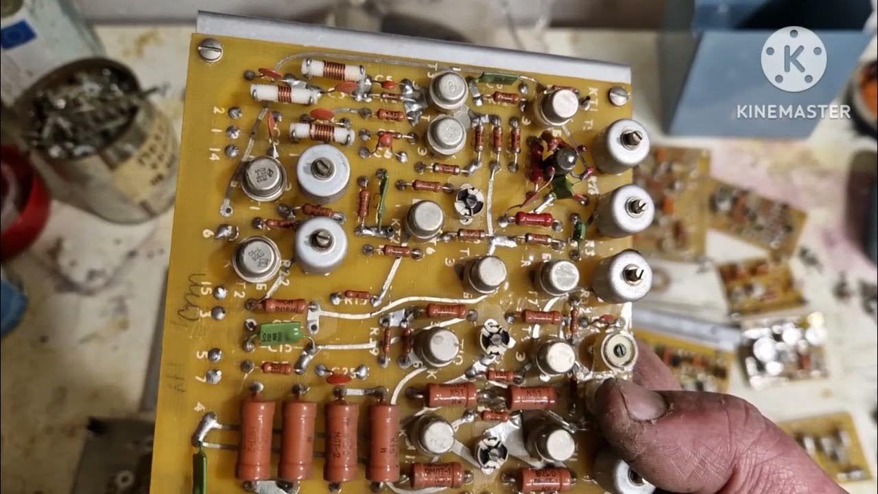 Осциолограф с1-70а Разбор на драгметалы - YouTube