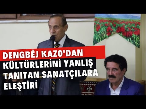 Dengbêj Kazo'dan 'Kürt dili ve kültürü' eleştirisi