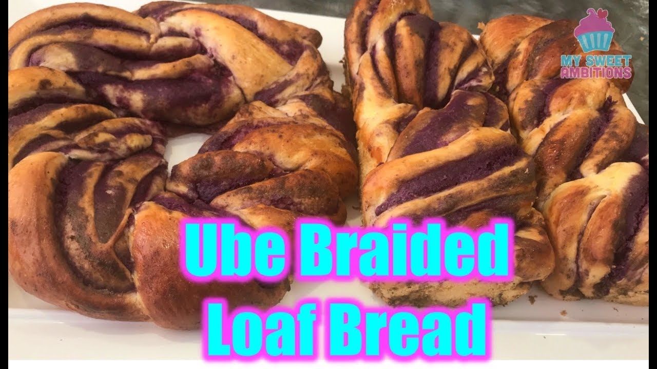 Ube Braided Loaf Bread - mysweetambitons - YouTube