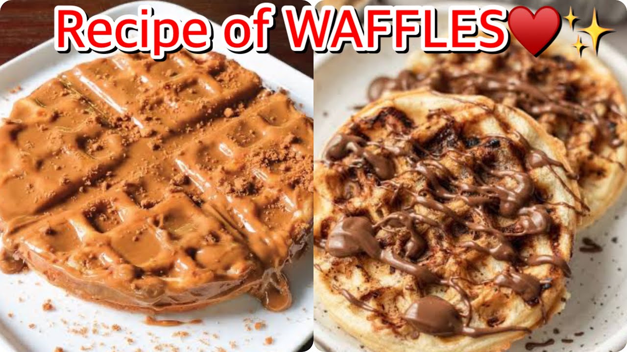 Super easy recipe of LOTUS & NUTELLA WAFFLES!♥️🤤 | Cravings at 2 am ...