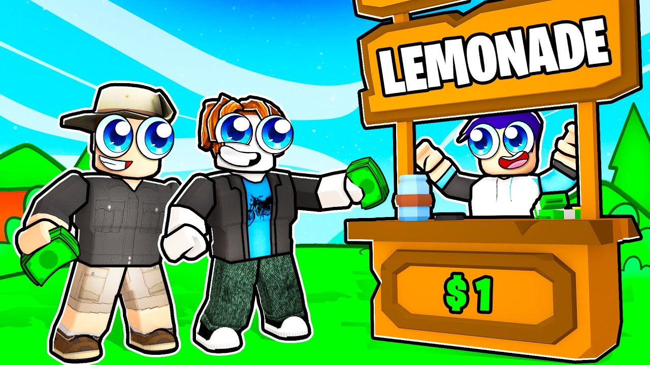 Building a LEMONADE Business in Roblox! - YouTube