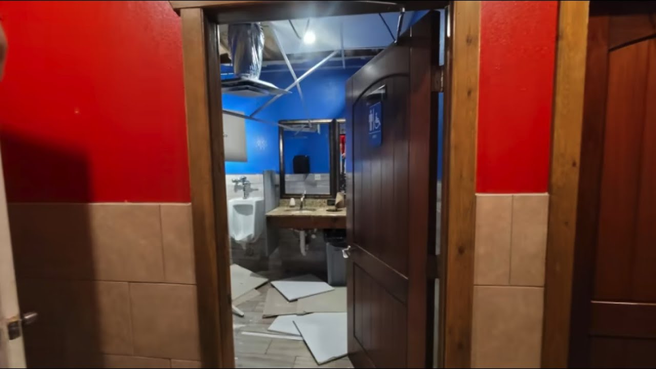 Man’s plans to hide from police in restaurant attic come crashing down ...