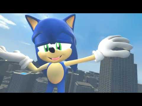 o vídeo do Sonic gigante que eu me arrependi de ver @BlueHulkhog