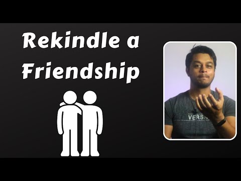 How To Rekindle a Friendship as an Adult - YouTube