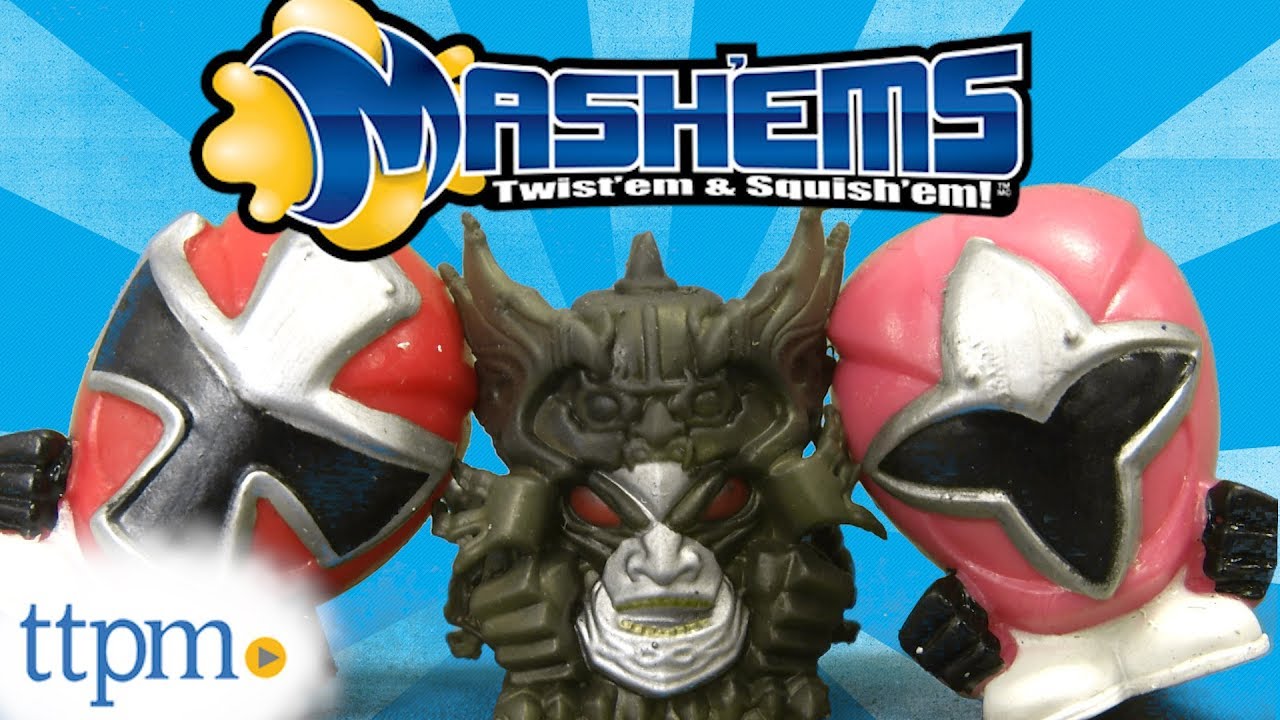 Power Rangers Mash'Ems from Basic Fun - YouTube