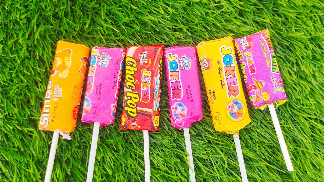 Lollipops Unpacking ASMR 🍭 Chupa Chups Big Babol, Alpenliebe Lollipop ...