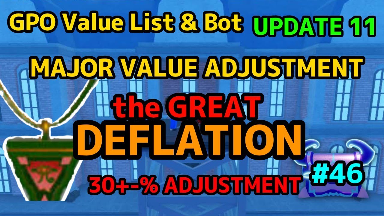 NEW GPO VALUE LIST UPDATE 11 #46 THE GREAT DEFLATION CAUSED BY PANIC ...