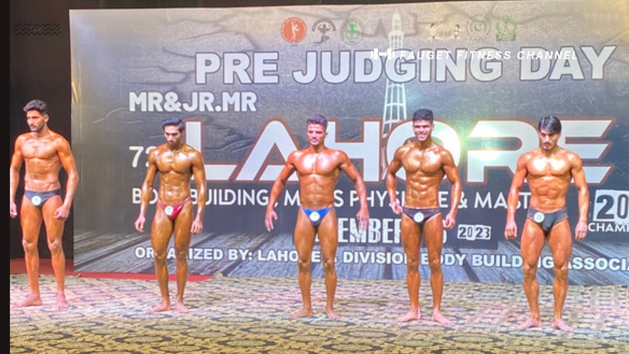 Mr Lahore competition PRE JUDGING DAY #athlete #athletic #physique #aesthetic #abs # ...