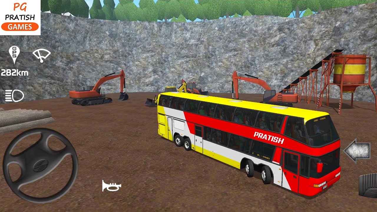 Double Decker Bus Driving in Public Transport Simulator Coach | Bus ...