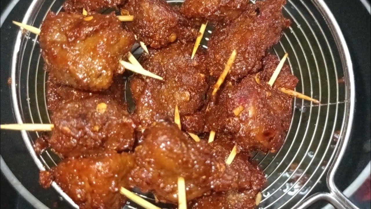 Mutton starter recipe | Kandi gosht recipe | Toothpicks Mutton fry ...