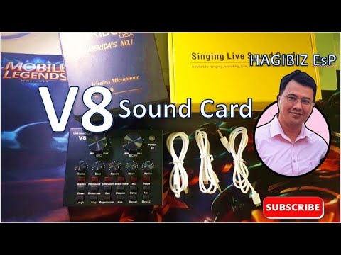V8 Sound Card for Live and Gaming Streamers | V8 Basic Tutorial - YouTube