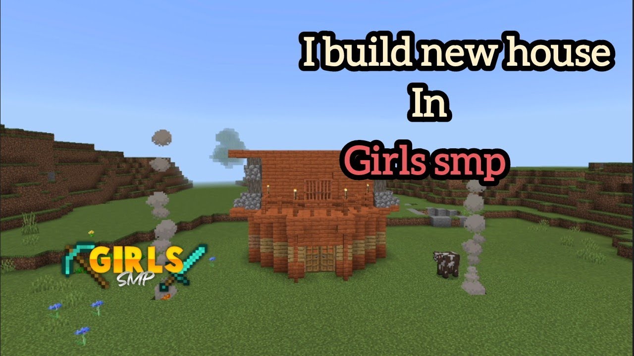 i build House in Girls smp (part 1) #minecraft #girl #girlgamer #smp ...