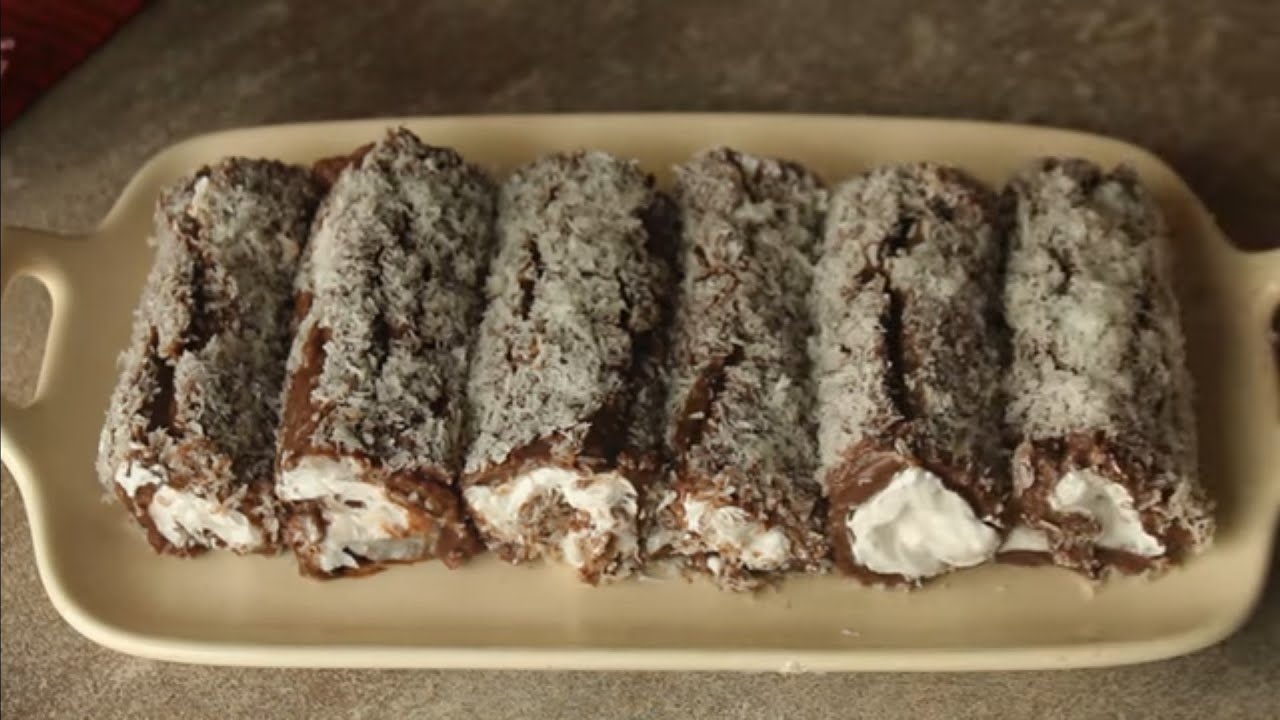 Turkish Chocolate Rolls | Turkish Roll Recipe | 10 Minutes Malai Roll ...