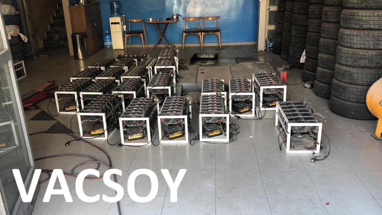 GPU Mining Operation at a TIRE SHOP! | Community Mining Rigs Showcase ...