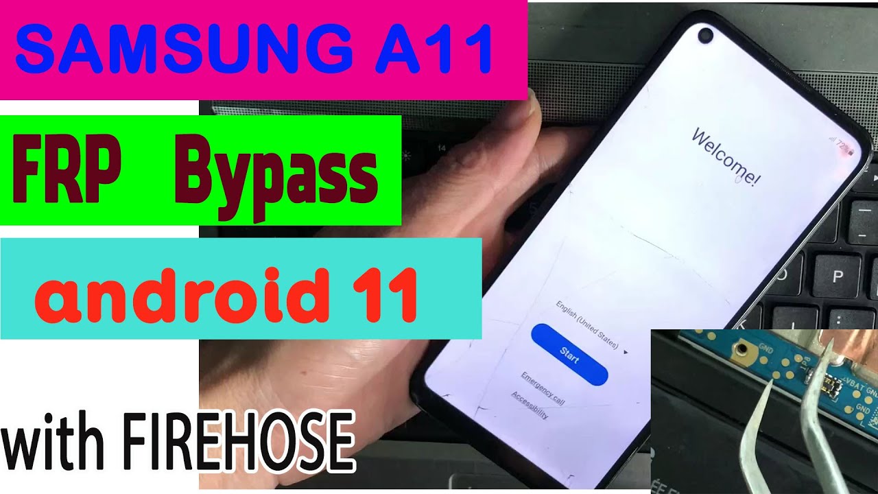 Samsung A11 FRP Bypass Android 11 FIREHOSE | Google Account Bypass 12/ ...