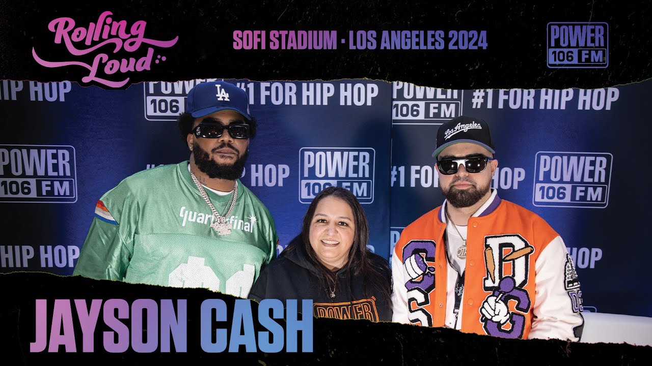 Jayson Cash Backstage Interview At Rolling Loud With Power 106 & Brown ...