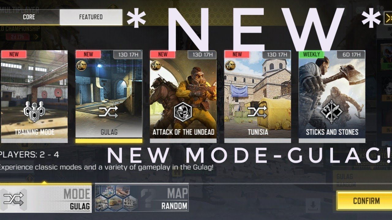 *NEW MODE*GULAG COD mobile|Gameplay - YouTube