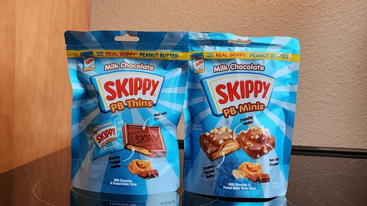 New? Skippy PB Thins and PB Minis - YouTube