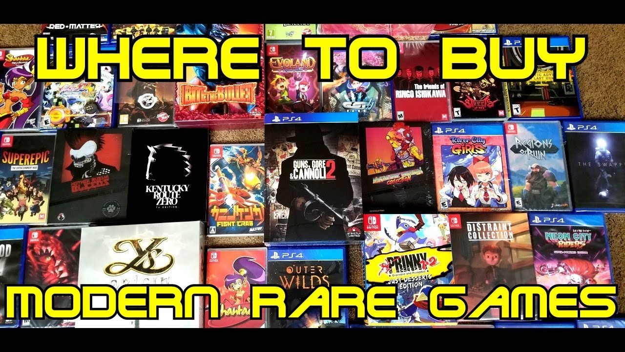 Game Collecting #3 Where to buy modern rare games (List) - YouTube